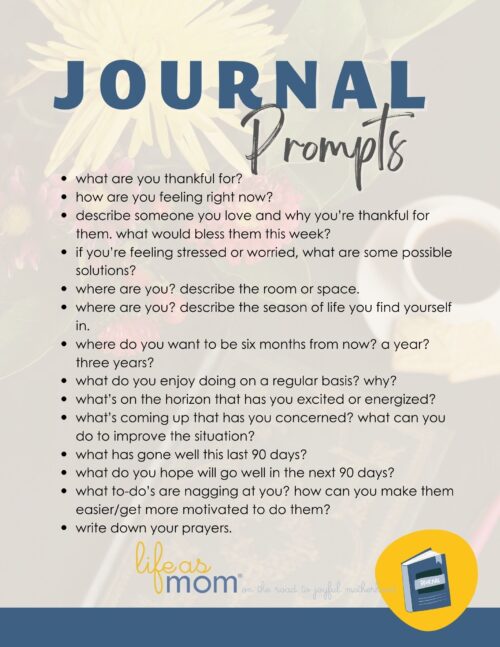 Journaling Can Help Your Life as Mom - Life as Mom