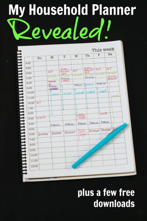 Household Planner Revealed (& a Few Free Downloads)