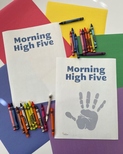 A Morning Routine for Kids: The Morning High Five - Life as Mom