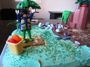 Disc Golf Birthday Cake