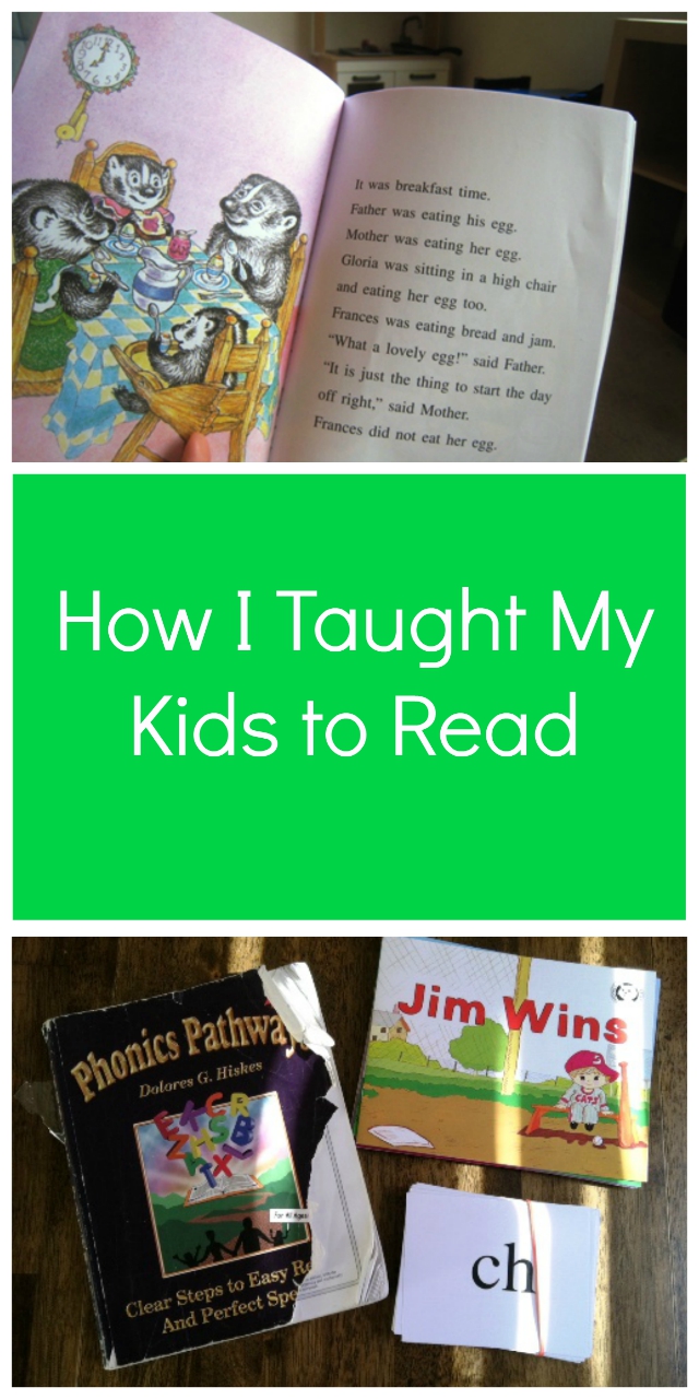 How I Taught My Kids to Read How I Taught My Kids to Read