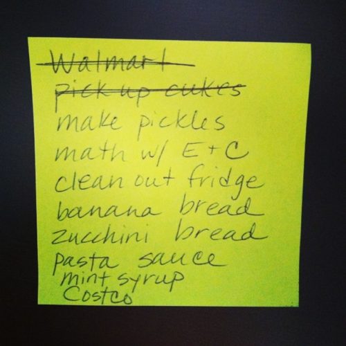 How to Use a Post-it Note To Do List System - Life as Mom