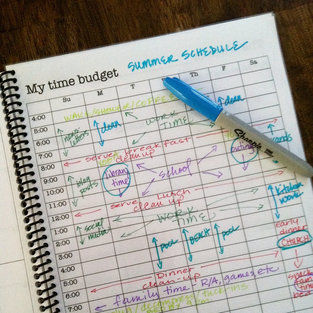 Get Ready for Summer with a Time Budget