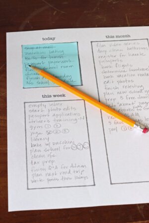 Post-it Note To Do List System - Planning that Works! - Life as Mom