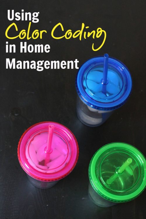 Using Color Coding in Home Management - Life as Mom