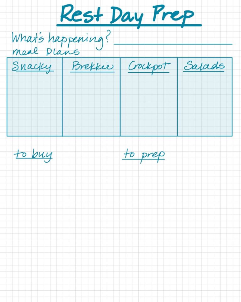 The Evolution of My Rest Day Sabbath Prep - Life as Mom